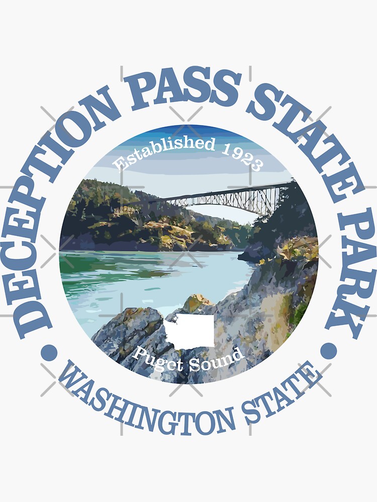 "Deception Pass SP" Sticker for Sale by curranmorgan | Redbubble