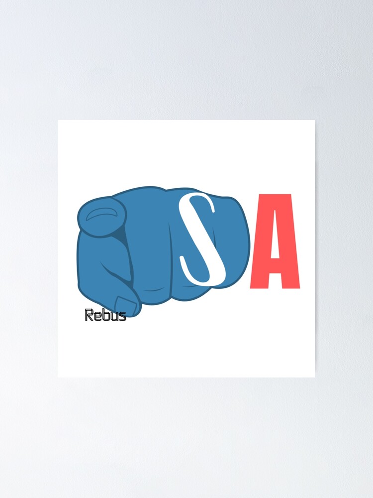 "Rebus USA" Poster for Sale by Xodin | Redbubble