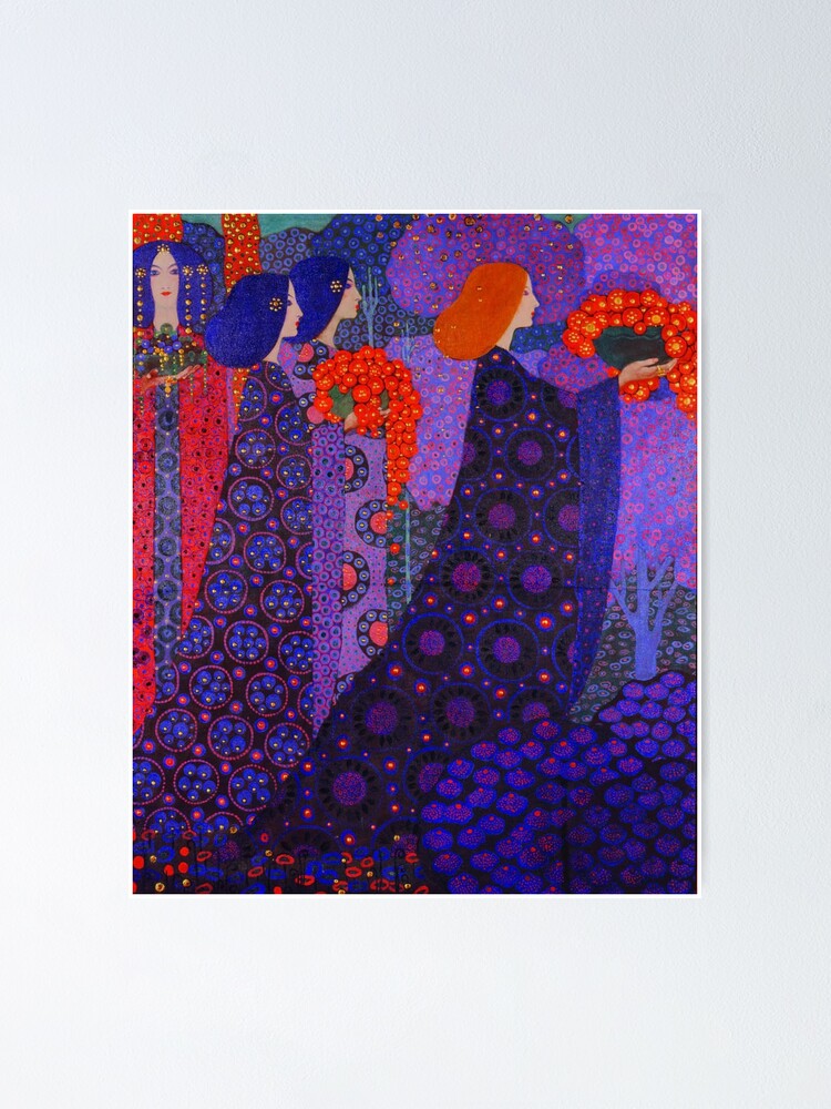 "Floral painting by Vittorio Zecchin" Poster by GabrielMadrasse | Redbubble