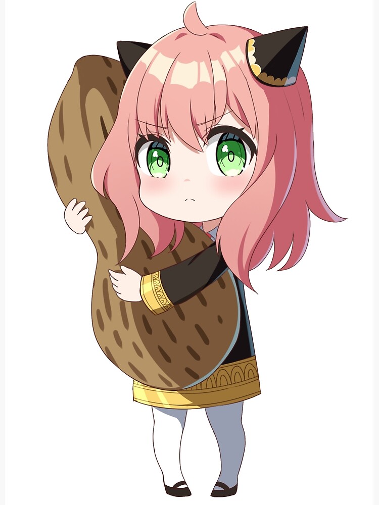 "Anya Forger Chibi Spy X Family" Poster for Sale by EulaSama | Redbubble