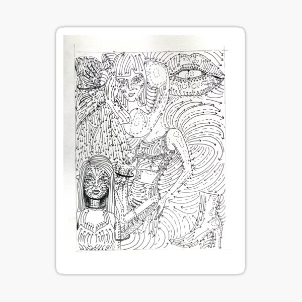 "Arrows and dashes" Sticker for Sale by tdraws21 | Redbubble