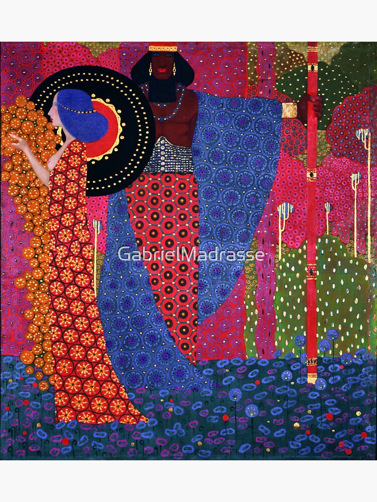 "Floral painting by Vittorio Zecchin" Sticker for Sale by ...