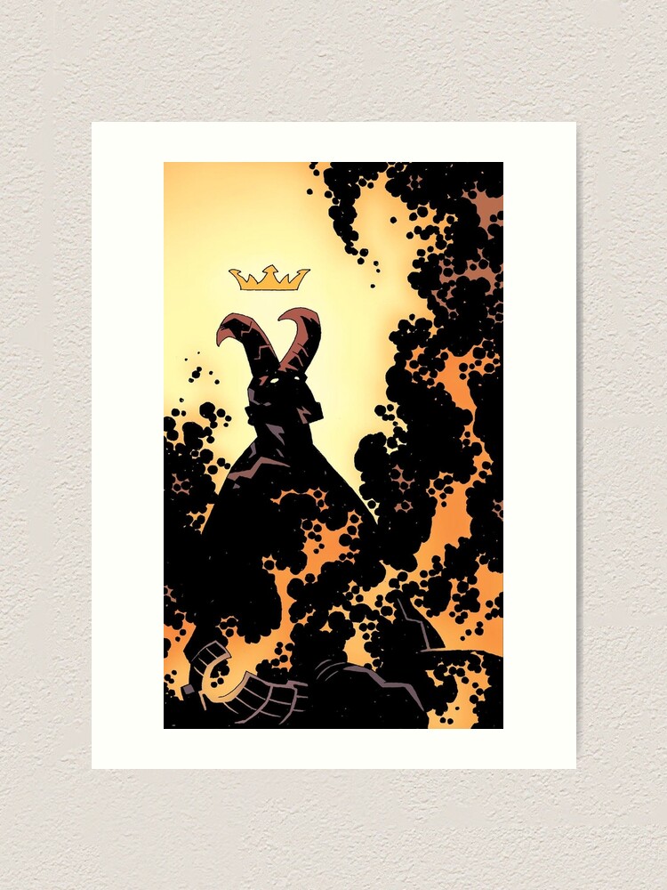 "hellboy,hell,king, crown, fire,ragnarok,caos,ogdru jahad,dragon,anung ...