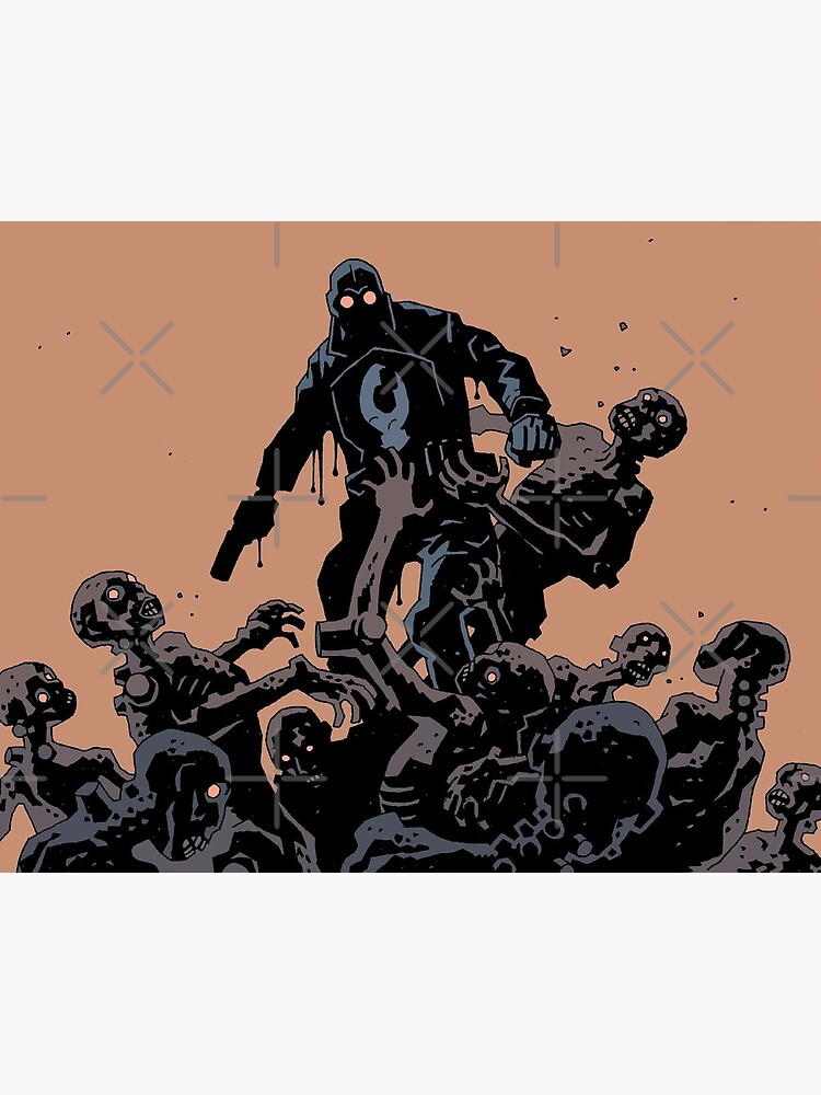 "lobster johnson,claw,hellboy,zombies, fire,ragnarok,anung un rama,red ...