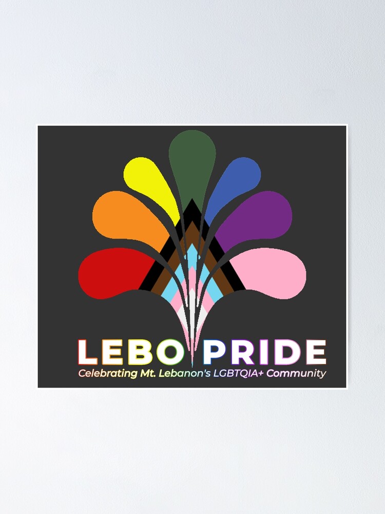 "Lebo Pride Design (dark theme)" Poster for Sale by Just1Voice | Redbubble