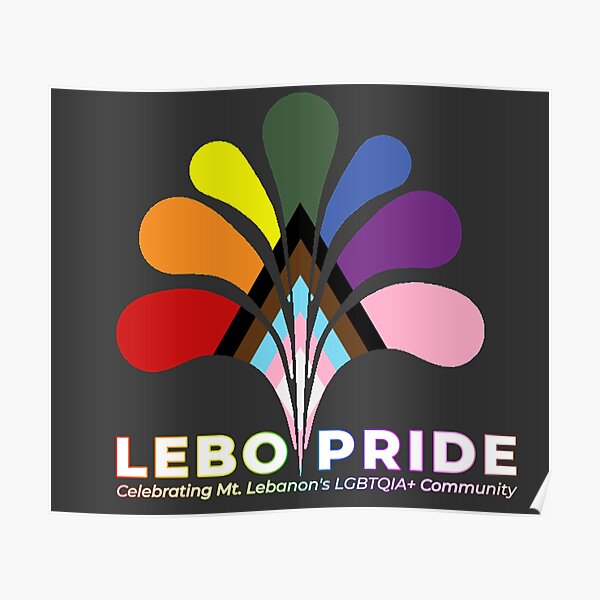 "Lebo Pride Design (dark theme)" Poster for Sale by Just1Voice | Redbubble