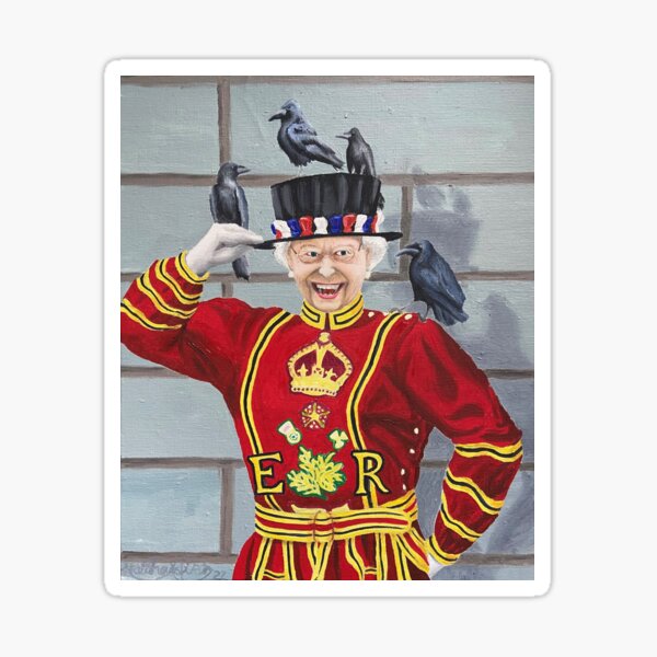 "Chief Beefeater" Sticker for Sale by matthew-alker | Redbubble
