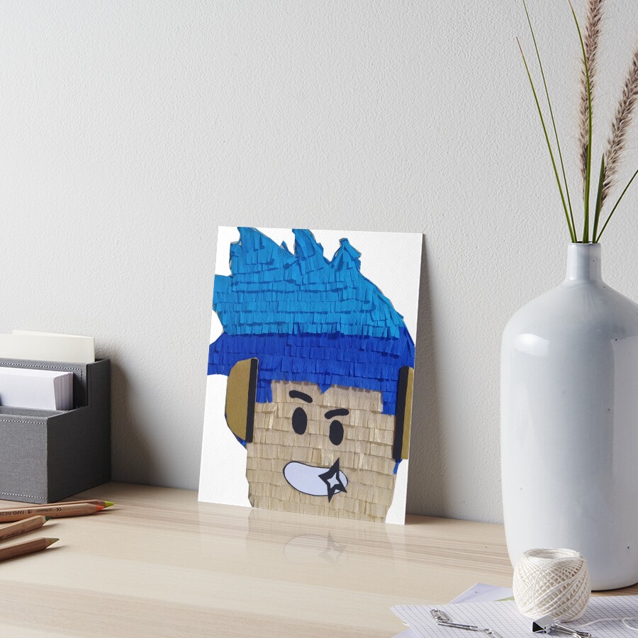 "Roblox Face Art Girl and Man" Art Board Print by kekenis | Redbubble