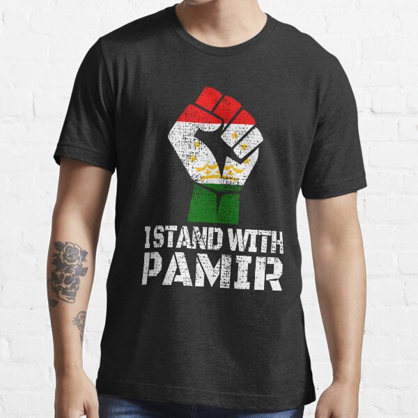 "I STAND WITH PAMIR Flag Gorno Badakhshan Tajikistan" T-shirt by ...