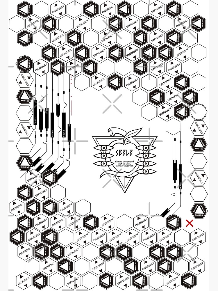 Eva Schema Hex Premium Matte Vertical Poster sold by Eduardo Faria ...