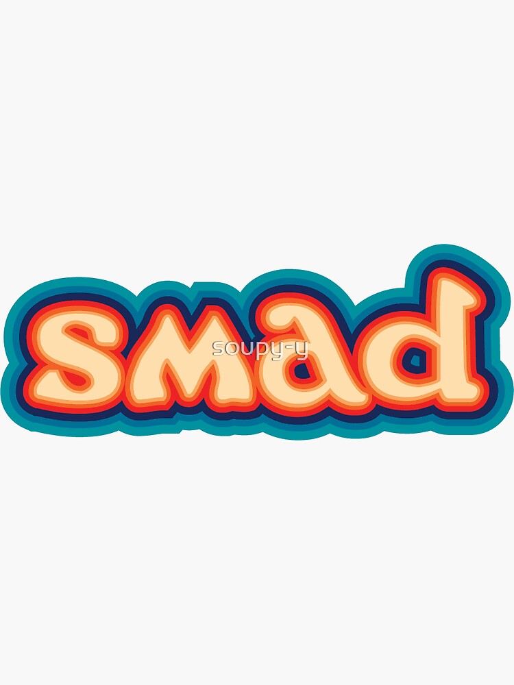 "JMU SMAD sticker " Sticker for Sale by soupy-y | Redbubble