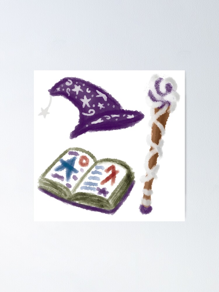 "Wizard Starter Pack" Poster for Sale by fromelsewhere | Redbubble