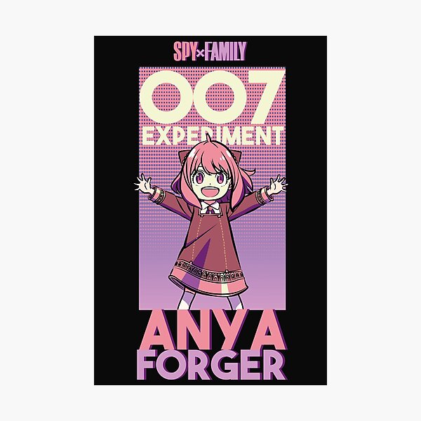 "SPY X FAMILY: ANYA FORGER ¨EXPERIMENT 007¨" Photographic Print for ...