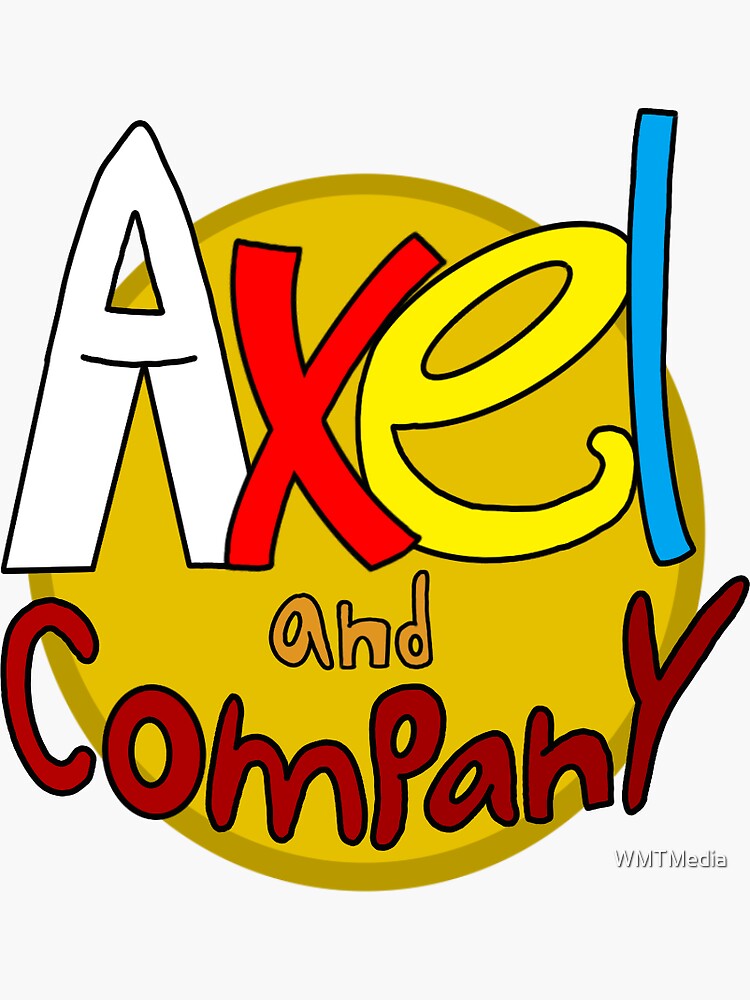 "Axel and Company logo" Sticker for Sale by WMTMedia | Redbubble