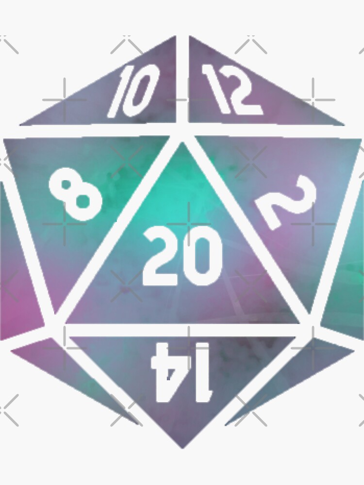 "Mage Hand Natural 20!" Sticker for Sale by Dead1bird | Redbubble