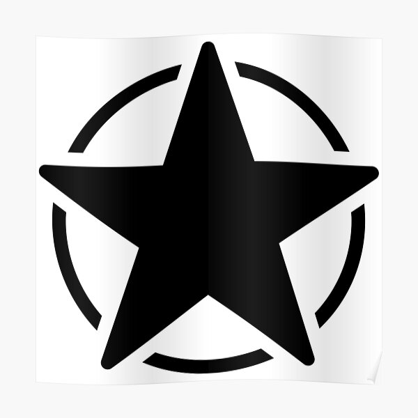 "US Army Star" Poster for Sale by GoldForce | Redbubble