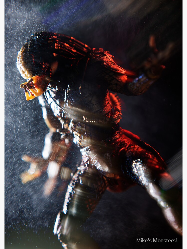 "Predator Throw Down" Sticker for Sale by mikemonaghanart | Redbubble