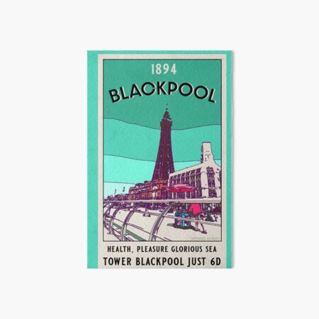 "Blackpool Tower England Seaside Resort - Vintage Blackpool Retro ...