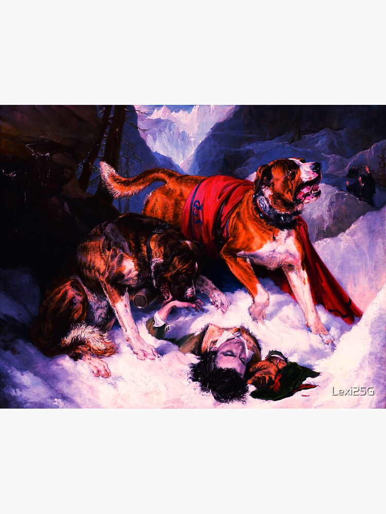 "Alpine Massiffs Reanimating a Distressed Traveller Altered" Sticker ...