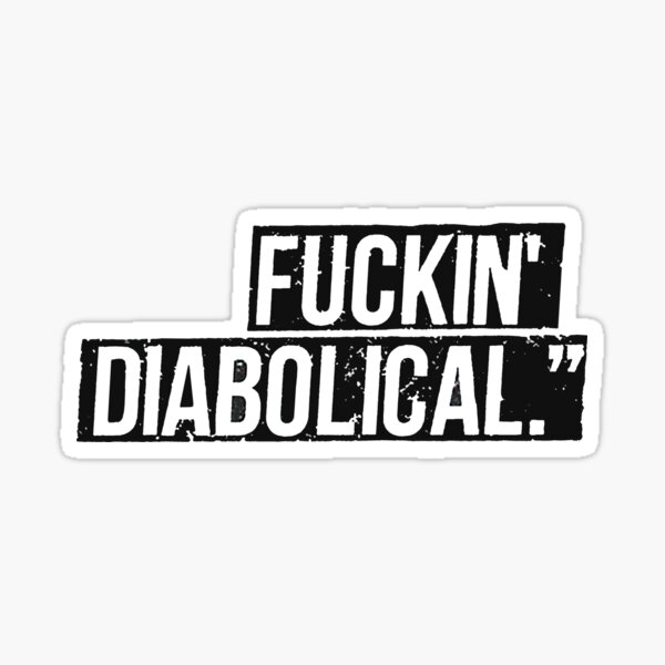 "The Boys Tv Show Diabolical" Sticker for Sale by unicsart | Redbubble
