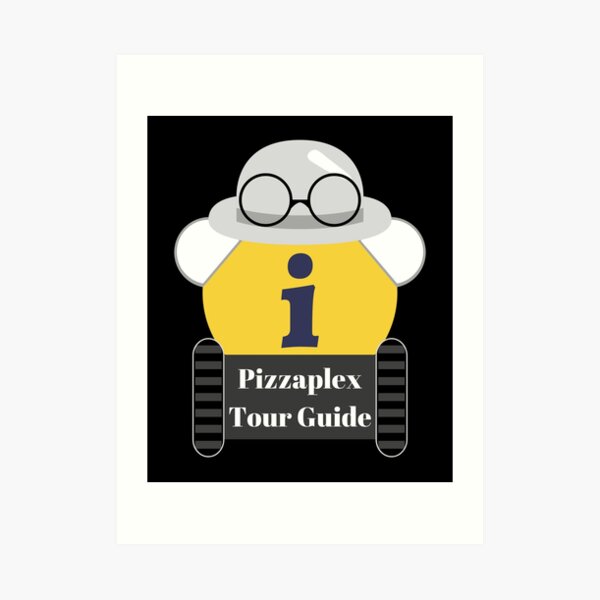 "Mapbot FNAF Pizzaplex Tour Guide ID" Art Print for Sale by ray-designs ...