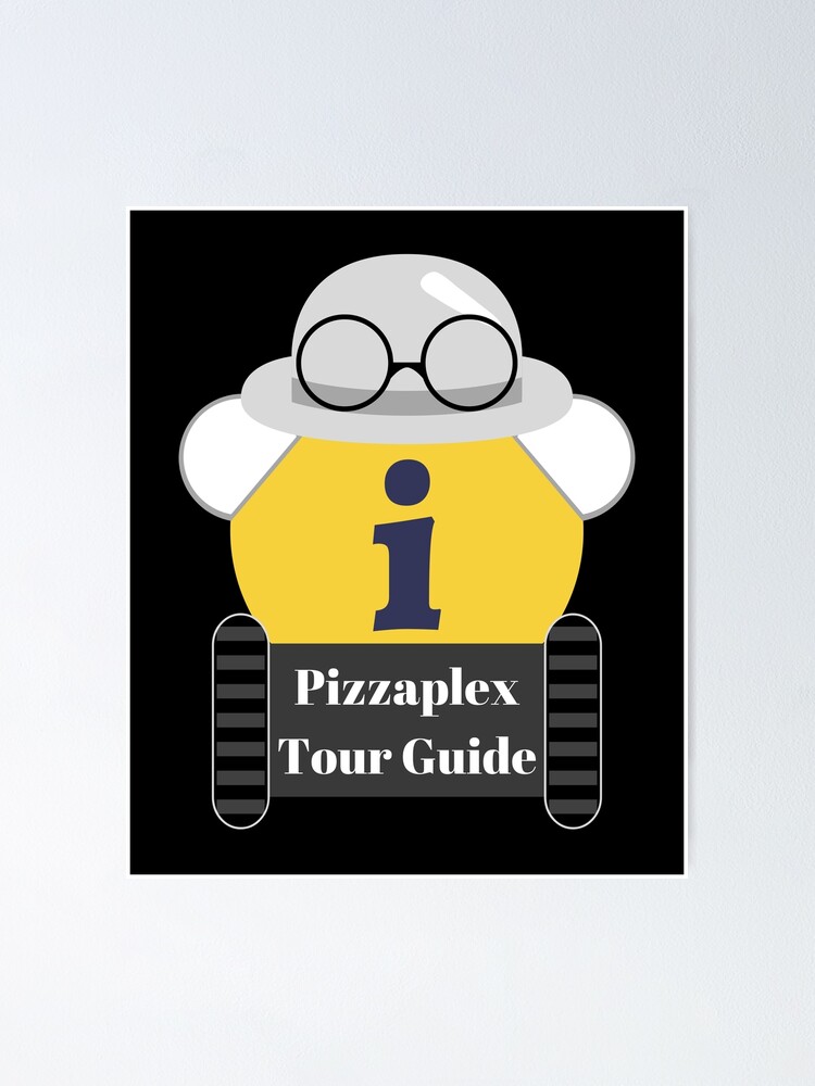 "Mapbot FNAF Pizzaplex Tour Guide ID" Poster by ray-designs- | Redbubble