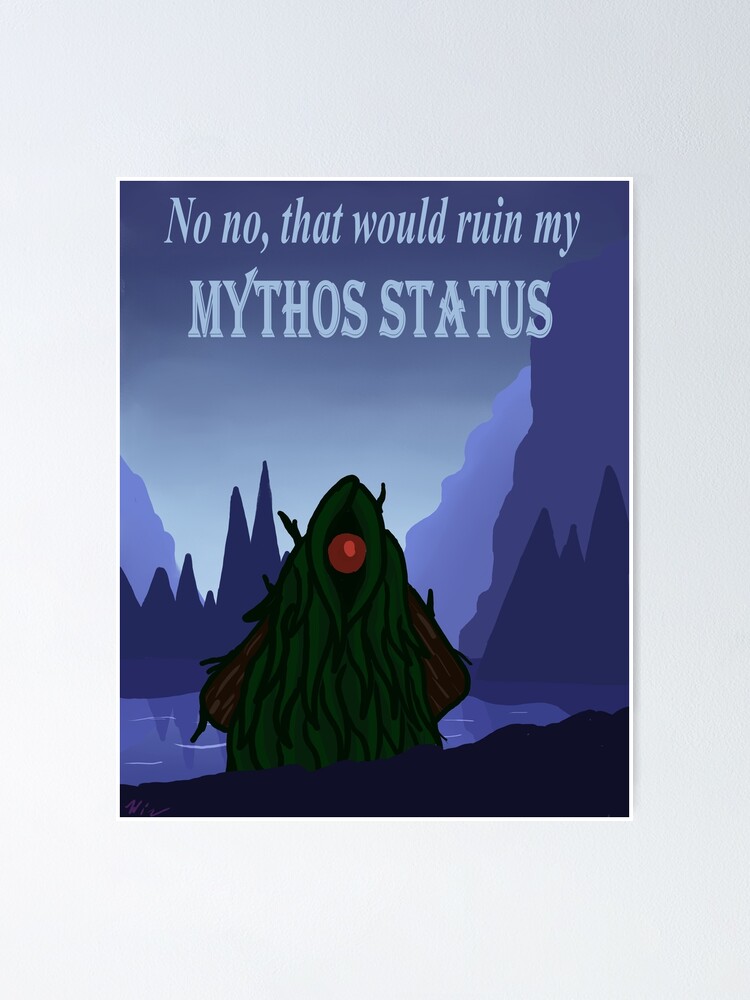 "Mythos Status" Poster for Sale by TheWIZARDU | Redbubble