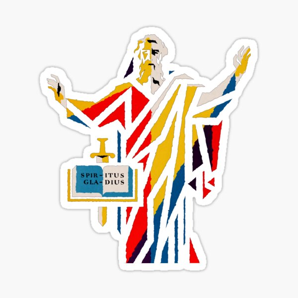 "St Paul - Christian Art Work" Sticker for Sale by SystemLion | Redbubble