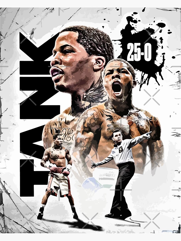 "Gervonta Davis Tank - GTD" Sticker for Sale by Only-Art- | Redbubble