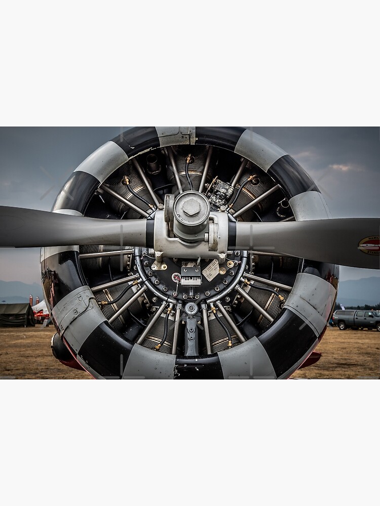 "T-6 Texan Radial Engine" Poster for Sale by AvGeekStuff | Redbubble
