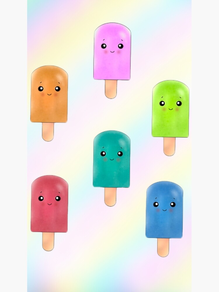 "Rainbow ice pops custom" Poster for Sale by Tward14 | Redbubble