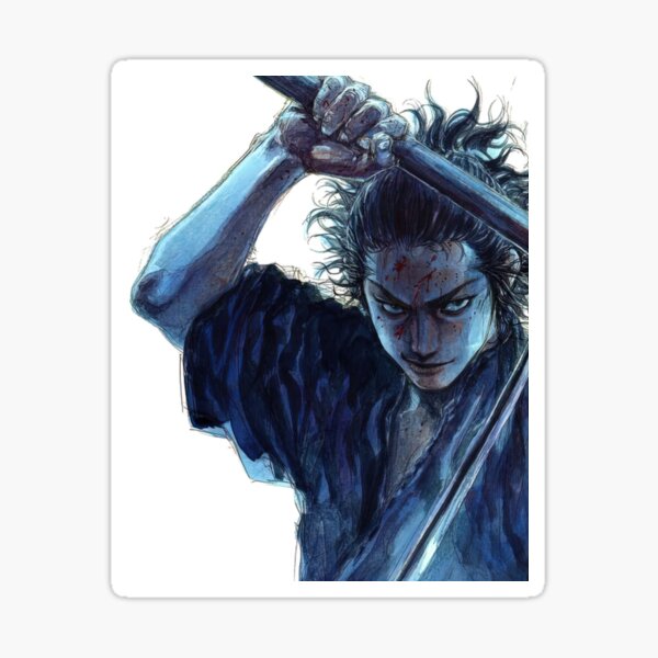 "Vagabond" Sticker for Sale by Mozzardini | Redbubble