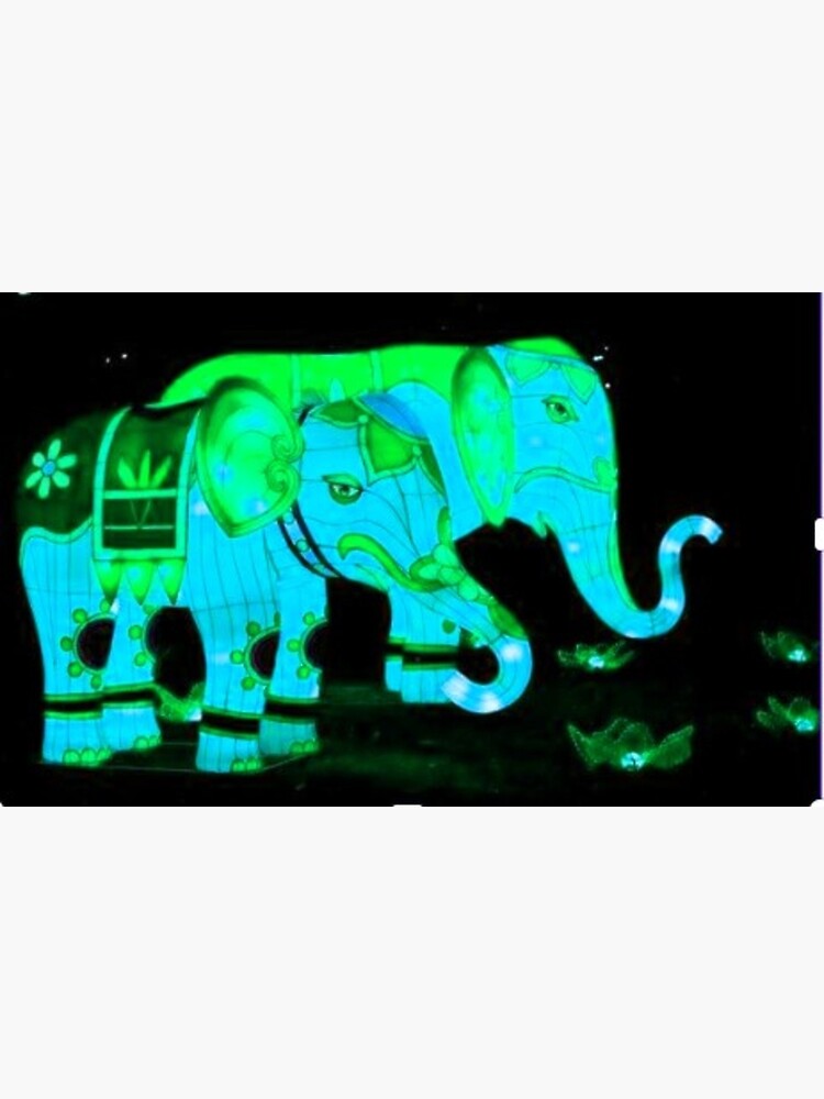 "Two elephants in beautifull green color" Poster for Sale by Alekandar ...