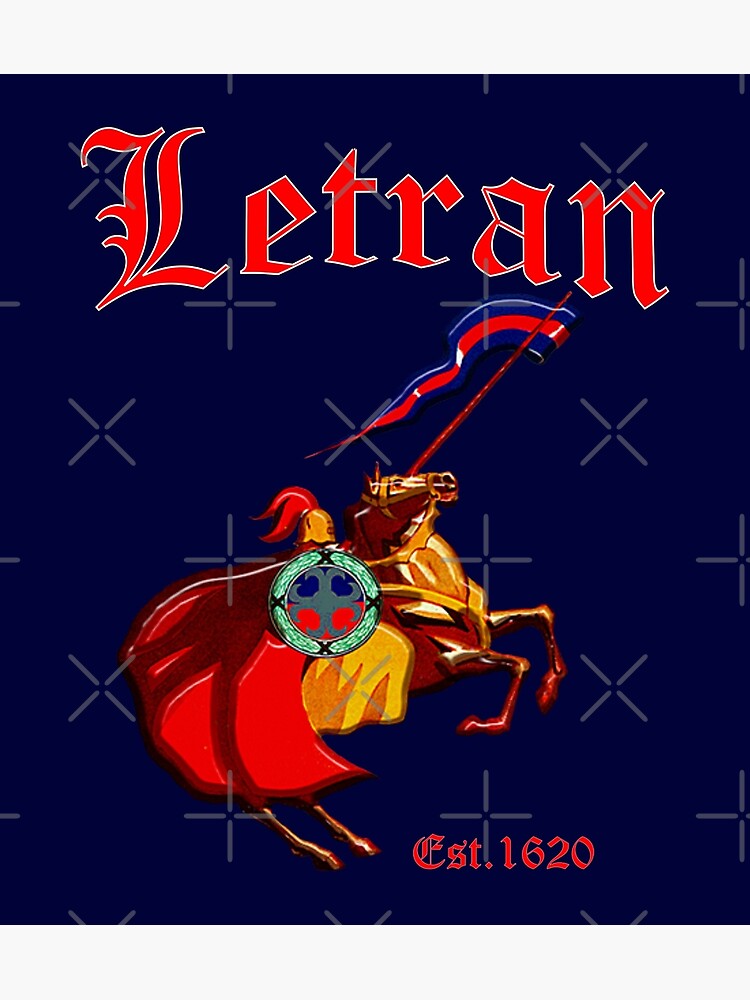 "Letran College Knight Vintage Print Letranite Arriba" Poster for Sale ...