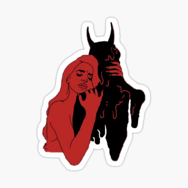 "Dance with the devil" Sticker by Bellla-m | Redbubble
