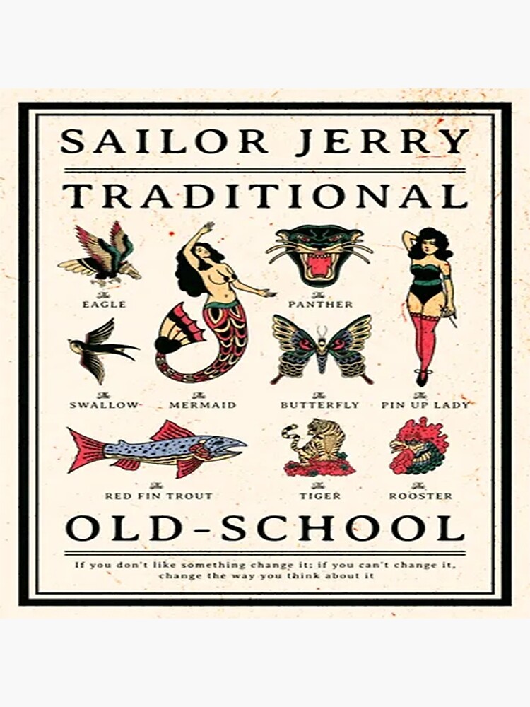"Sailor Jerry Poster" Poster for Sale by style9 | Redbubble