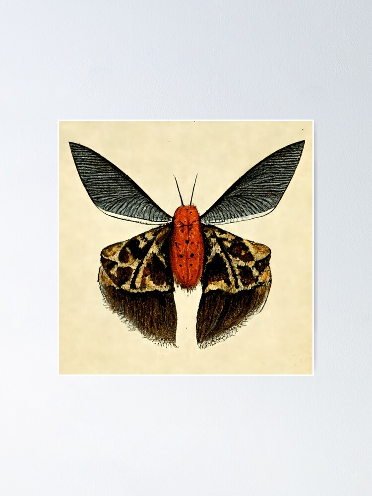 "Vintage Moth" Poster for Sale by ElectricDream | Redbubble