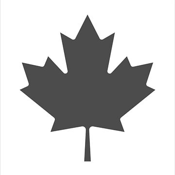 "Greyscale Canadian Flag" Sticker for Sale by VexillologyShop | Redbubble