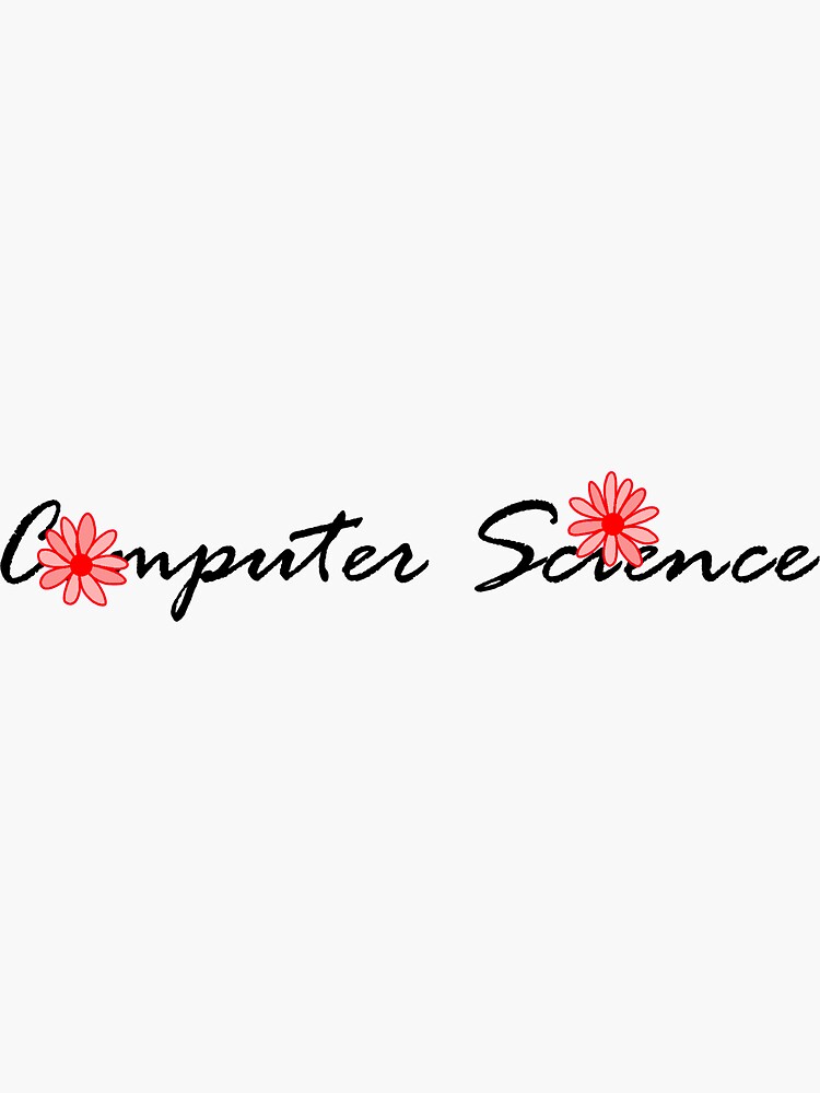 "Computer Science- Red" Sticker for Sale by ECKDesign | Redbubble