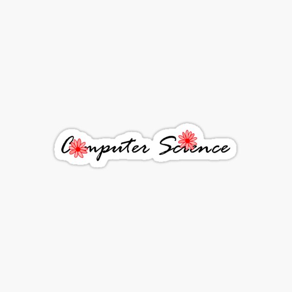 "Computer Science- Red" Sticker for Sale by ECKDesign | Redbubble