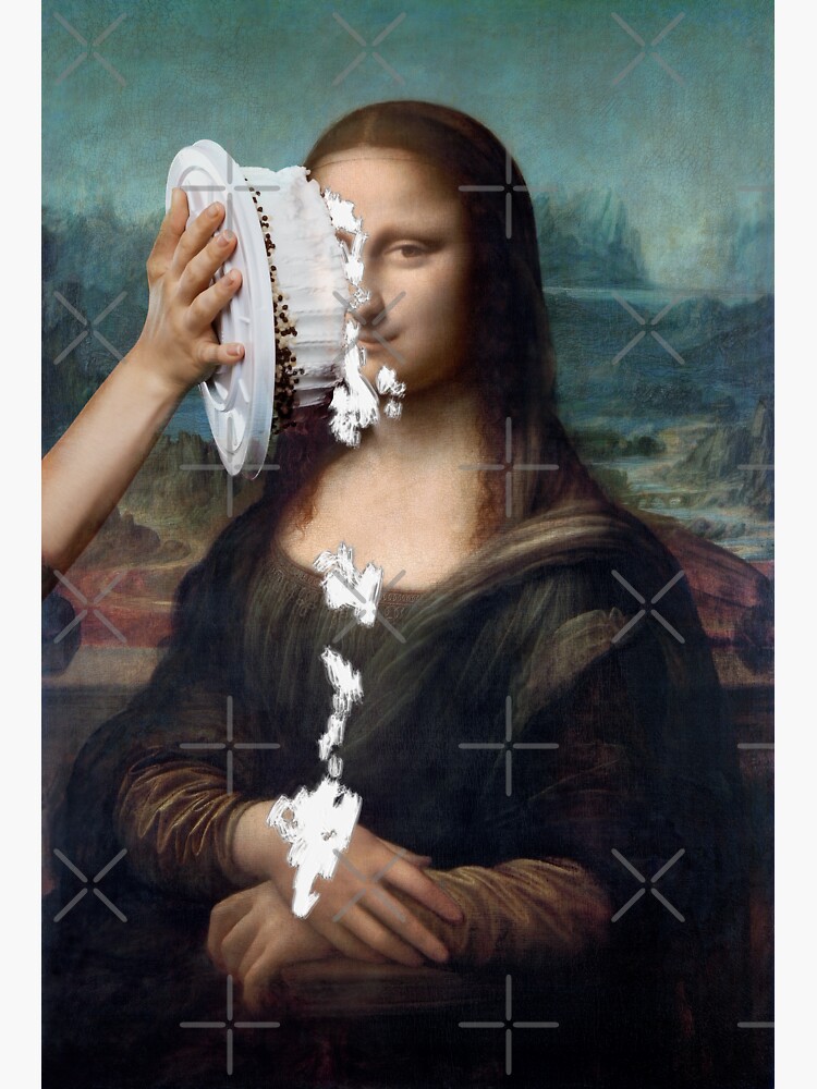 "Mona Lisa gets cake funny ,who threw the mona lisa Cake thrown in Mona ...