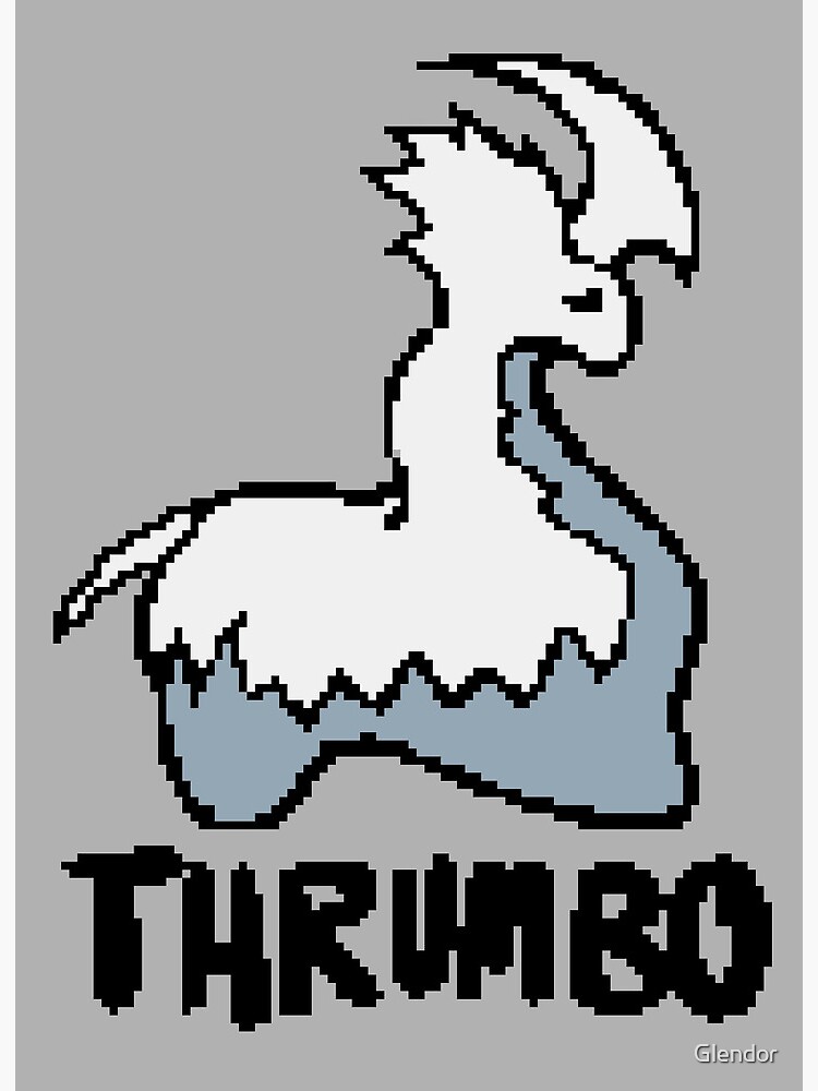 "Pixel Art Thrumbo" Art Board Print for Sale by Glendor | Redbubble