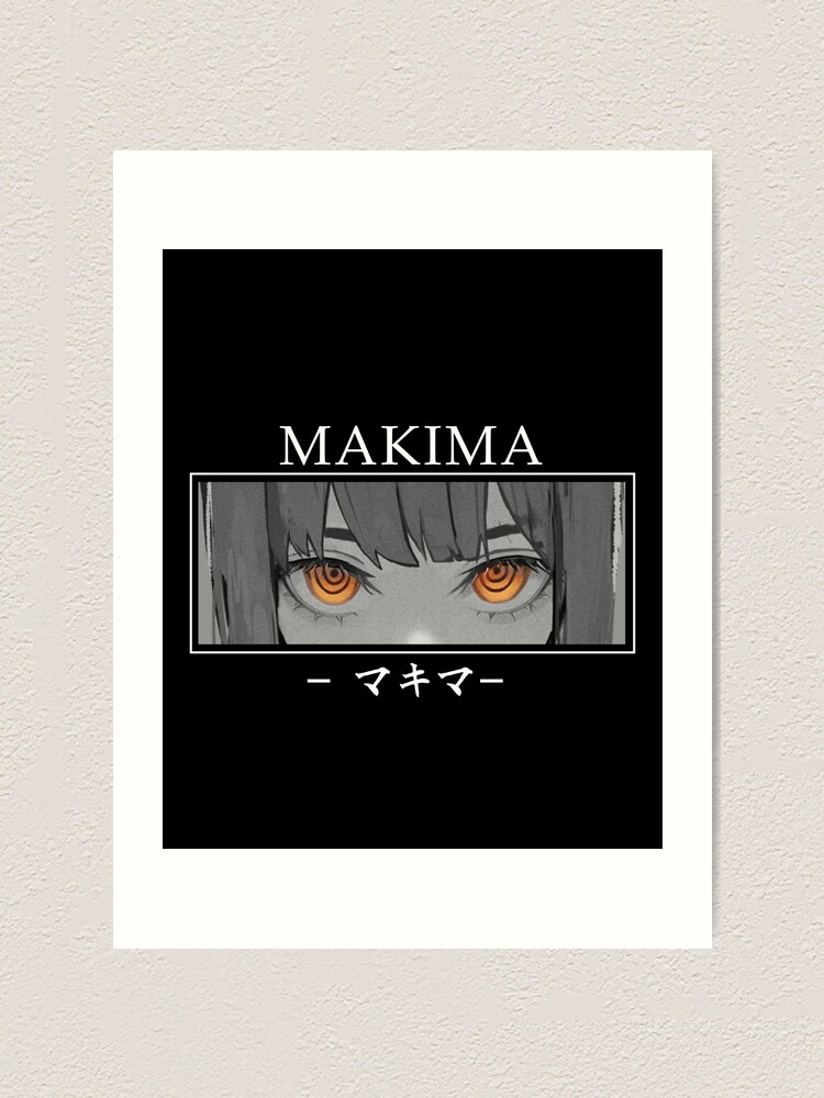 "Makima eyes | chainsaw man" Art Print for Sale by Dex-Shop | Redbubble