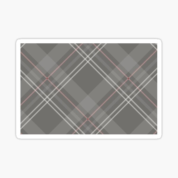 "Gray Plaid Pattern" Sticker for Sale by newburyboutique | Redbubble