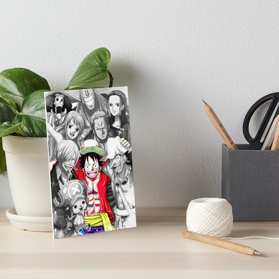 "one piece luffy" Art Board Print by AaronWeedo | Redbubble
