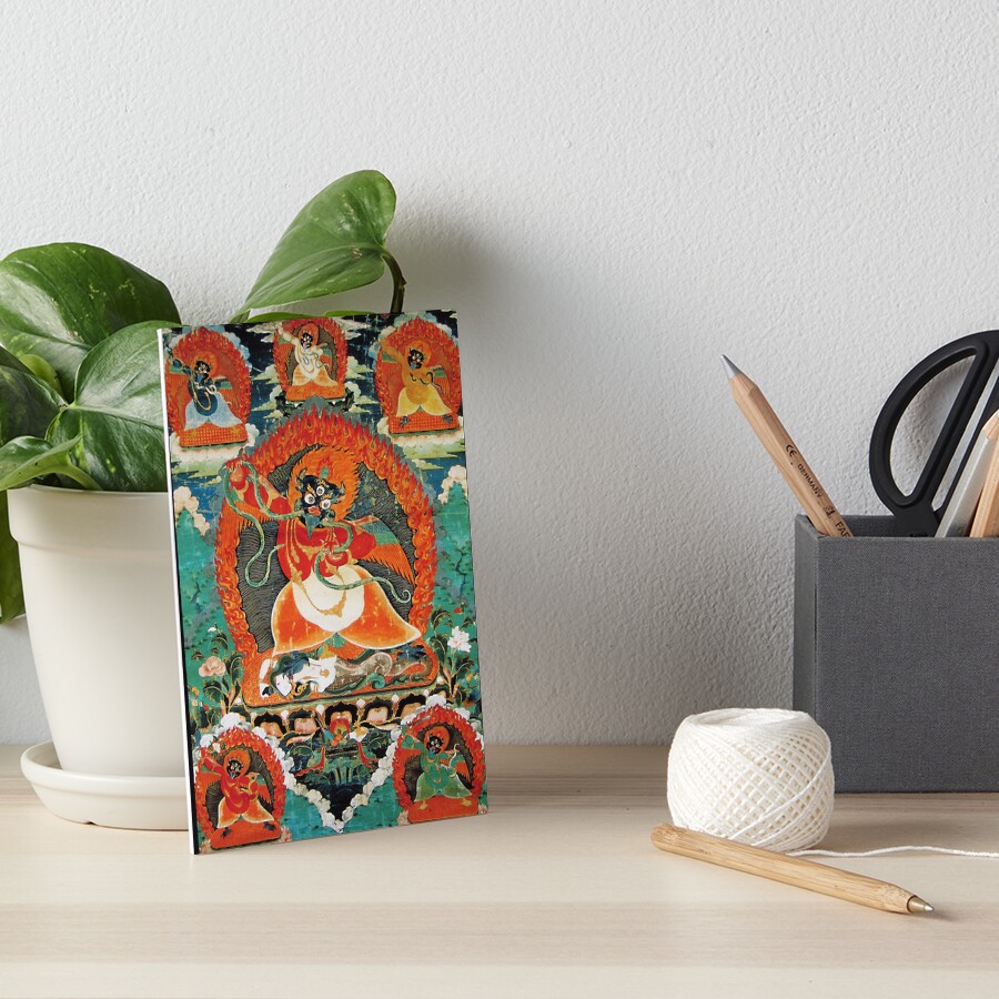 "Mandala 105 Garuda Shambhala Thangka" Art Board Print by GuyBlank ...