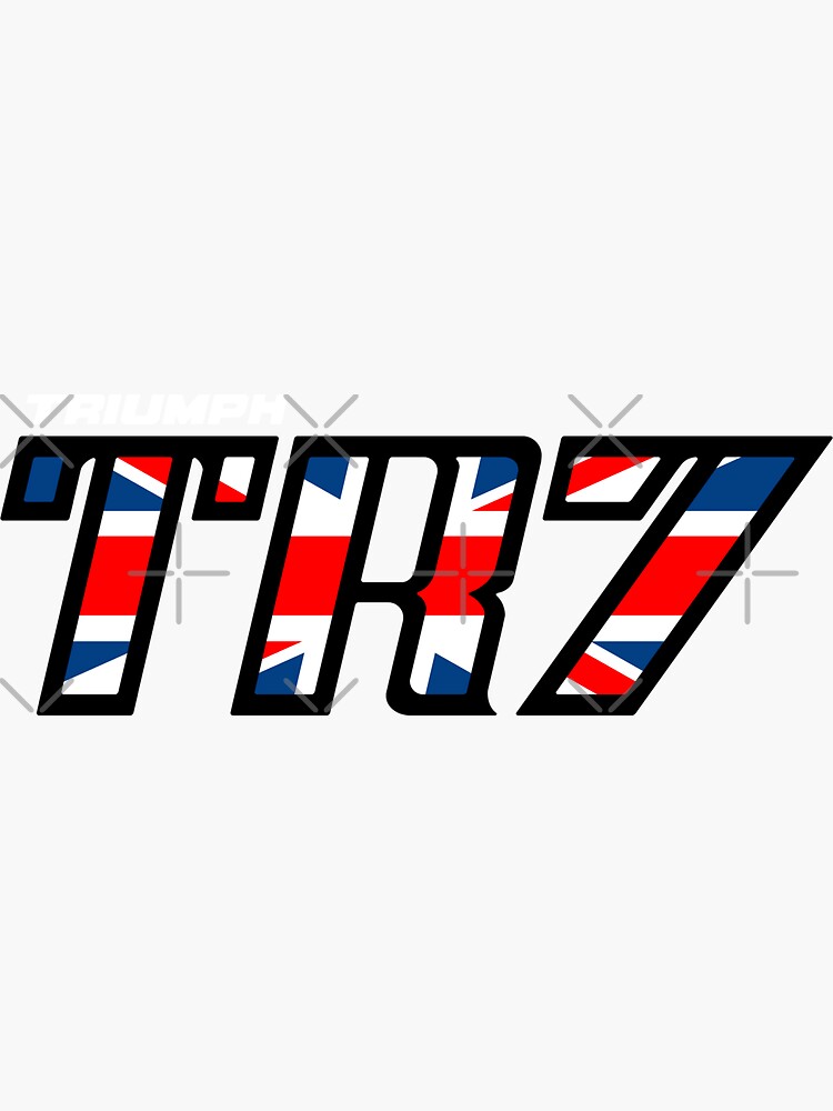 "Triumph TR7 Logo (with Union Jack inlay)" Sticker for Sale by ...
