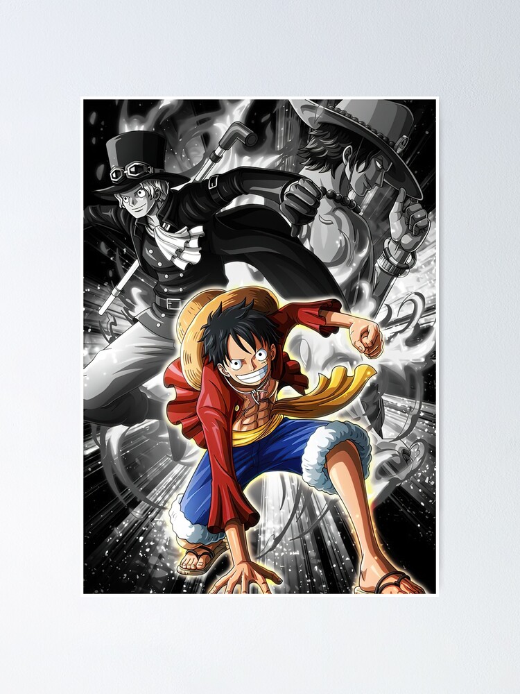 "One Piece Luffy" Poster for Sale by AaronWeedo | Redbubble