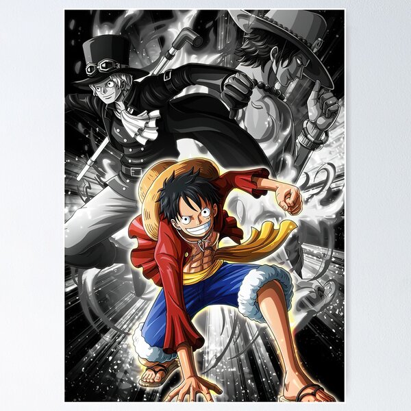 "One Piece Luffy" Poster for Sale by AaronWeedo | Redbubble