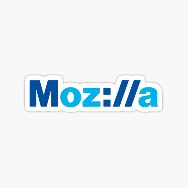 "Mozilla Firefox Logo" Sticker for Sale by DebraCantr | Redbubble